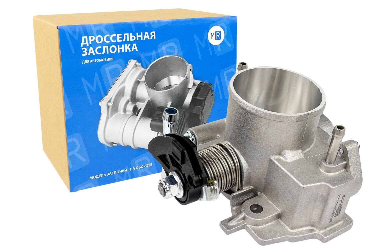 Дроссельная заслонка увеличенного диаметра 56 мм MR на ВАЗ 2101-2115, Лада Приора, Калина, Гранта