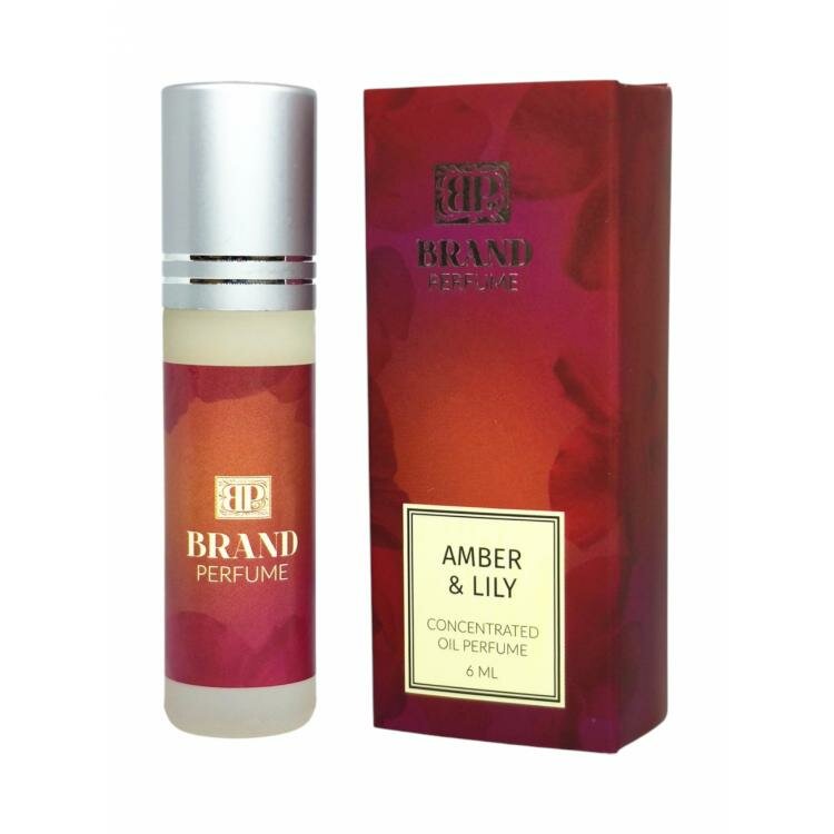 AMBER & LILY Concentrated Oil Perfume, Brand Perfume (Концентрированные масляные духи), ролик, 6 мл.