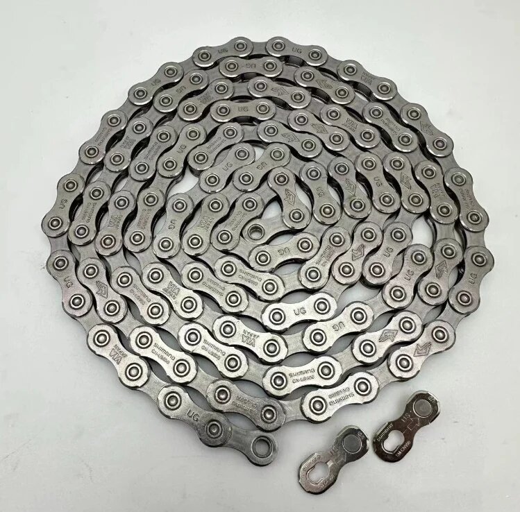 SHIMANO CUES U6000 LG500 Цепь 9 10 11 Скоростей Серебряный, CN-LG500 122L