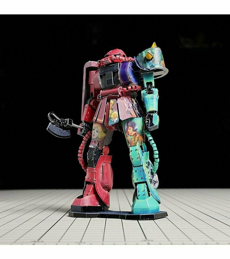 Металлический конструктор / 3D конструктор / Сборная модель 3D Metal Model MS-06 Zaku II Gundam