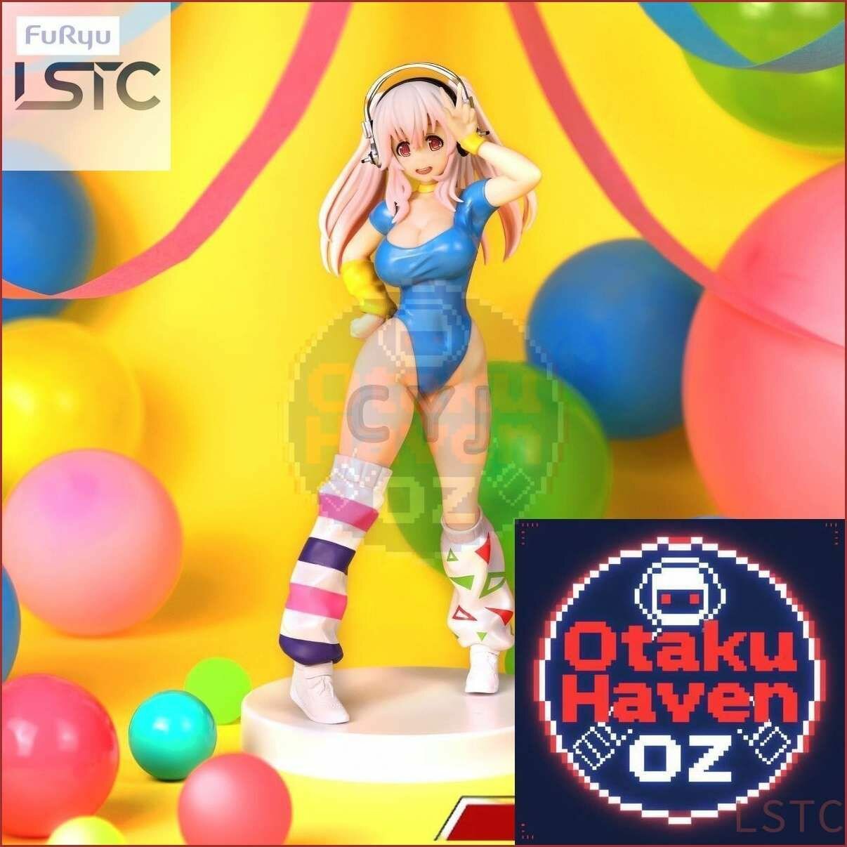 FuRyu Аниме Фигурка/Концептуальная SUPER SONICO 80s Another Color Blue/ OZ