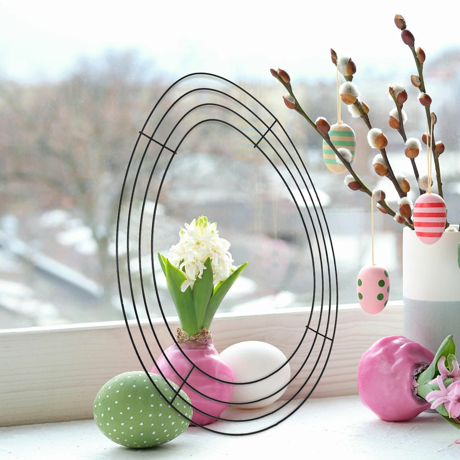 Каркас Венка, Из Железа, Для Весеннего Декора, 1 Штука