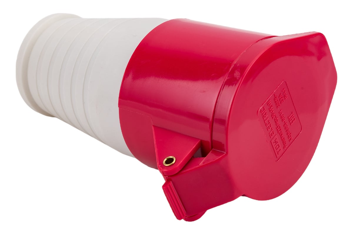 Розетка 225 переносная 3P+РЕ+N 32А 380В IP44 TDM {SQ0603-0014} 1 шт