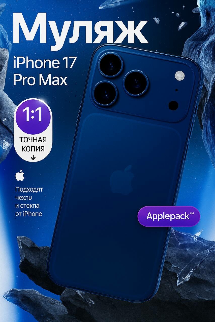 Муляж iPh 17/17 Pro/17 Pro Max,17 Air Макет смартфона , Образец для витрины Айфон