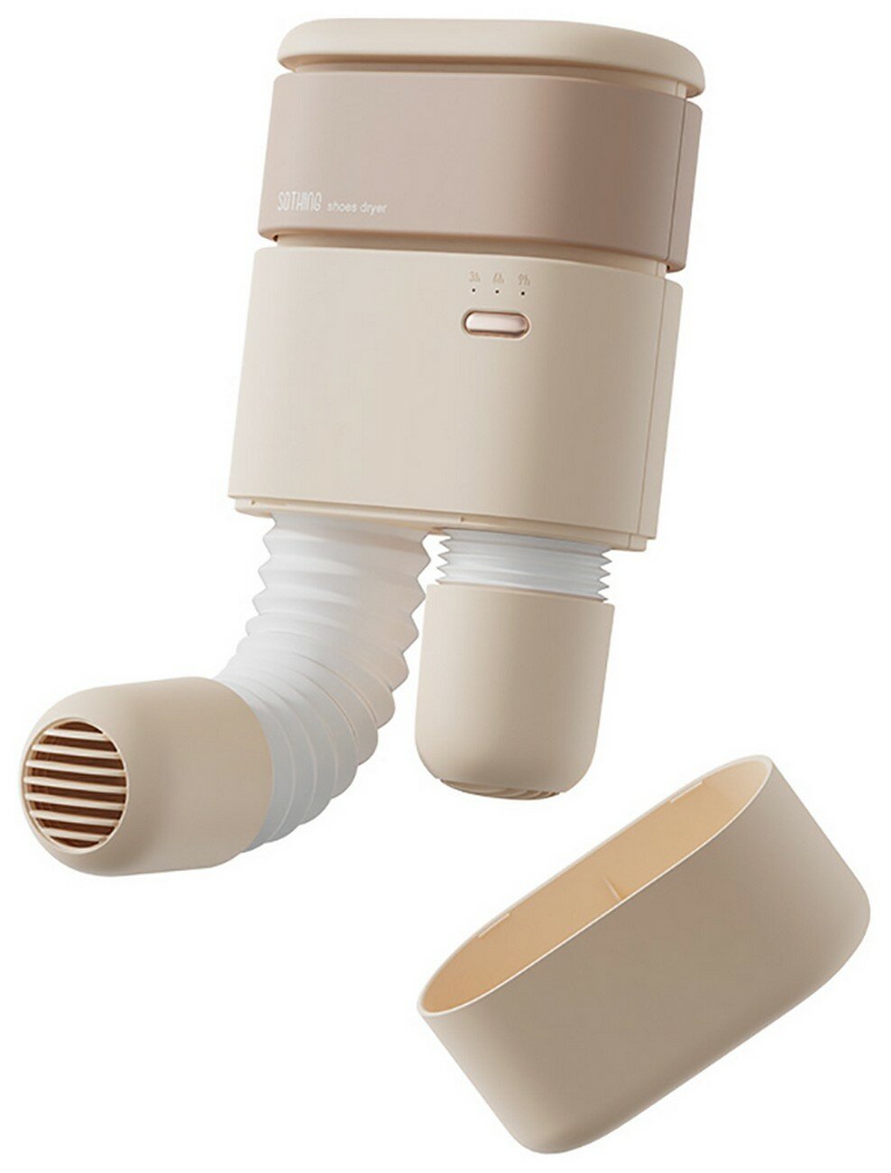 Сушилка для обуви Sothing Sunshine Hot Air Shoes Dryer, абрикосово-белая (DSHJ-S-2110)