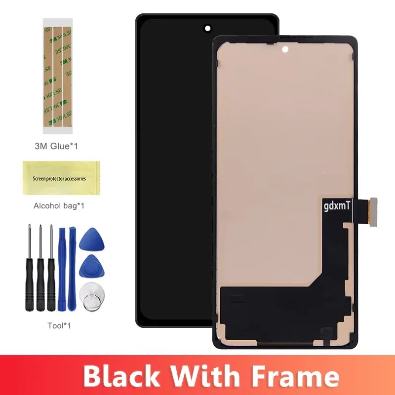 AMOLED для Google Pixel 6 GB7N6 G9S9B16 G9S9B ЖК-дисплей с цифровым преобразователем TFT Black Frame