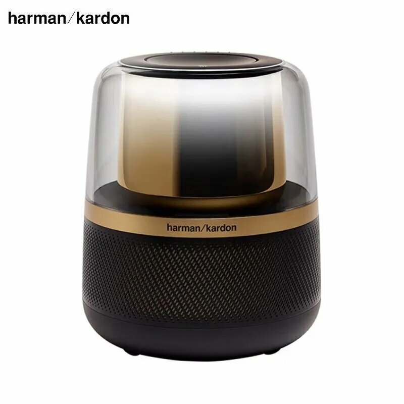 Настольная акустическая система Harman/Kardon Allure Essential поддерживает Bluetooth, объемный звук на 360 градусов и симфонический световой эффект