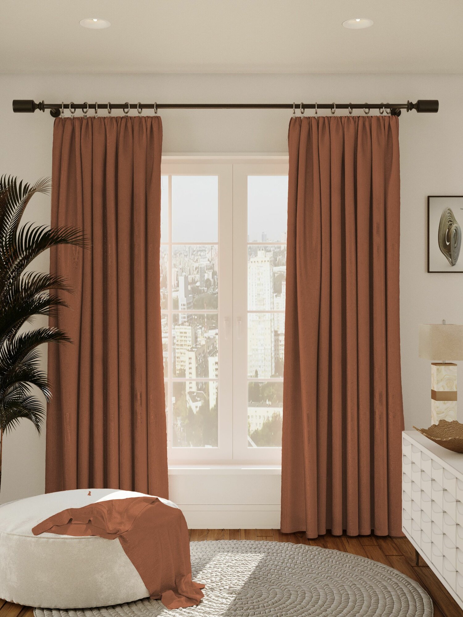 Ткань Атлас-Сатин на отрез метражом от 1 метра, высота отреза 280 см