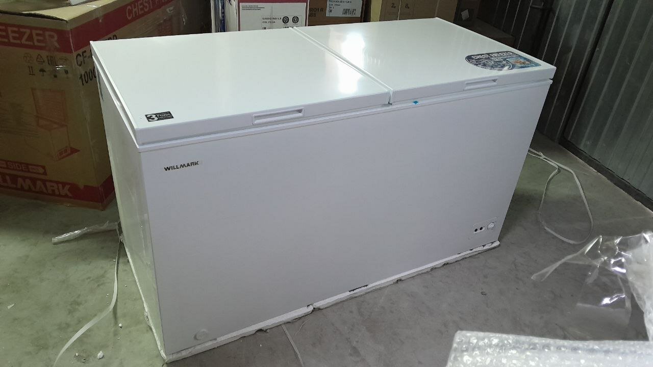 Ларь морозильный WILLMARK CF-670MDD белый, 550л (уценка)