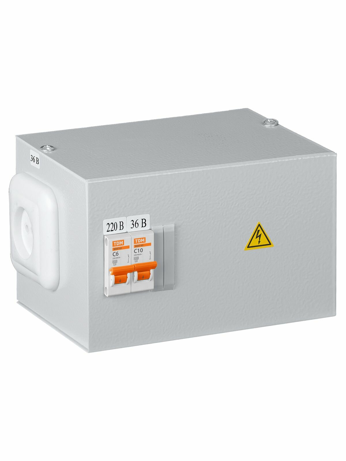 Ящик с трансформатором понижающим ЯТП-0,25 220/36-2авт. TDM