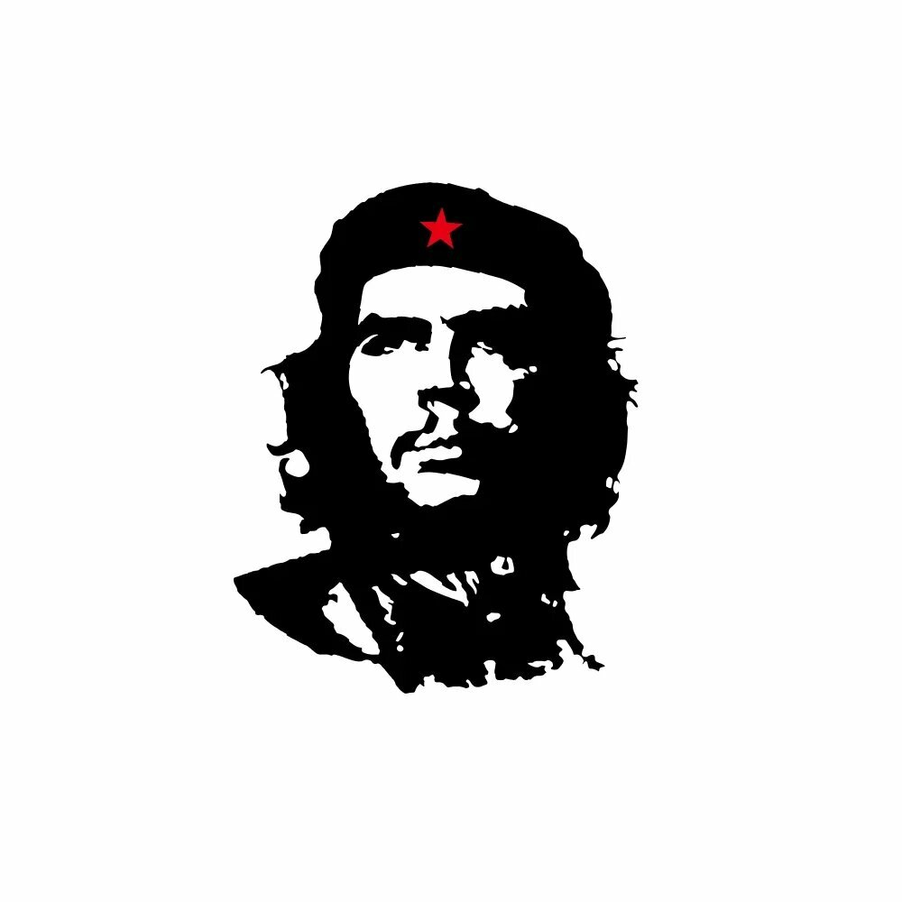 Автомобильные наклейки, забавная виниловая пленка Че Гевара, авто наклейки на все тело, 40cmX32CM