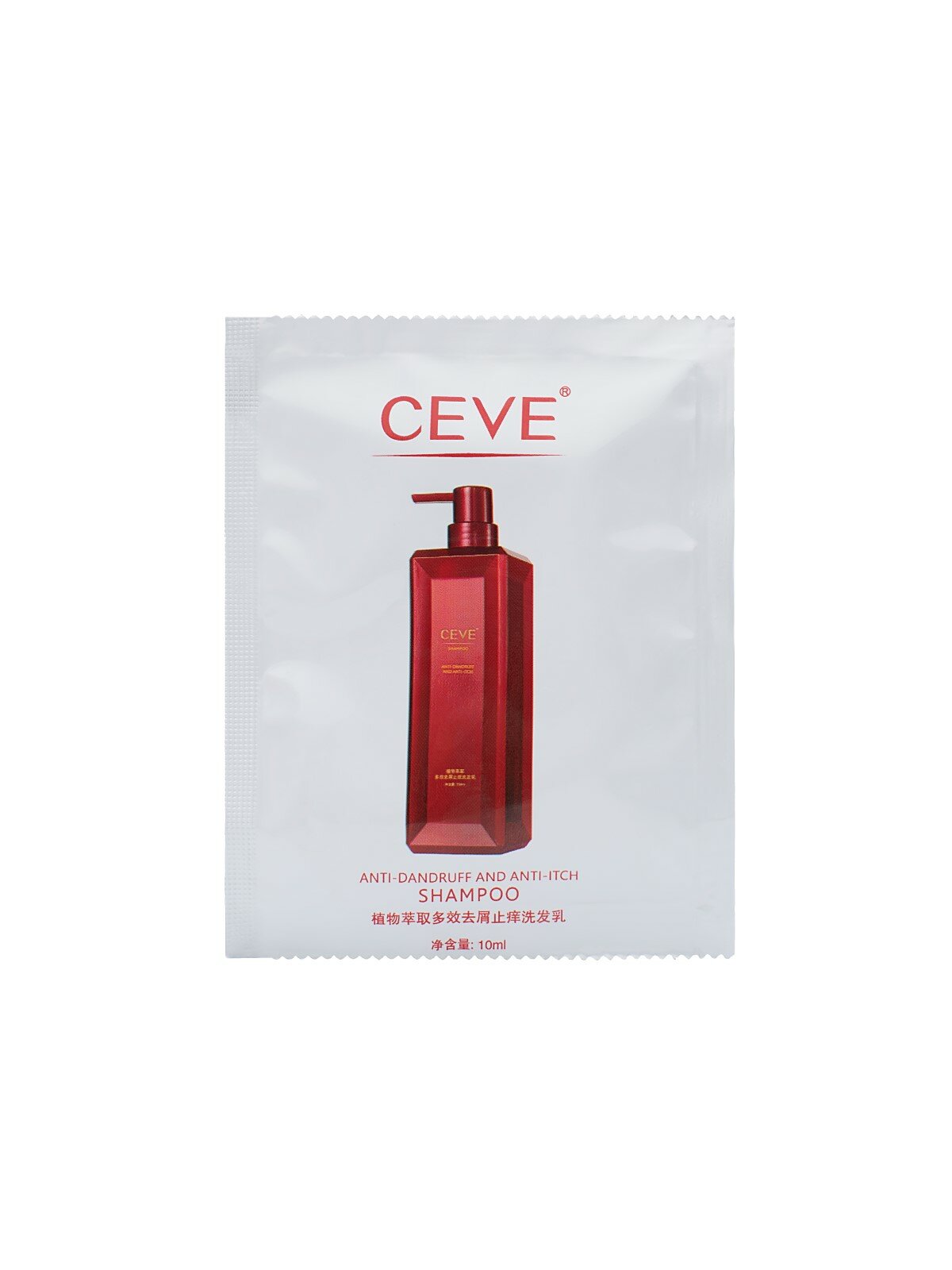 [CEVE] набор пробников шампуни целебный экстракт Hair shampoo Plant Extracts Anti-dandruff, 10мл*10шт