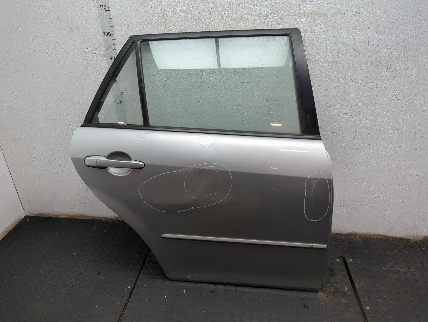 Дверь боковая (легковая) правая задняя Mazda 6 (GG) Б/У