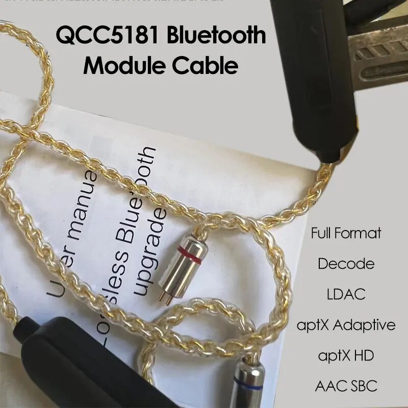 Беспроводной модуль Larky QCC5181 для наушников Convex 0.78mm 2Pin