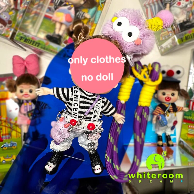 Whiteroom Мини-куклы BJD 13 см Винил Белый, only clothes B