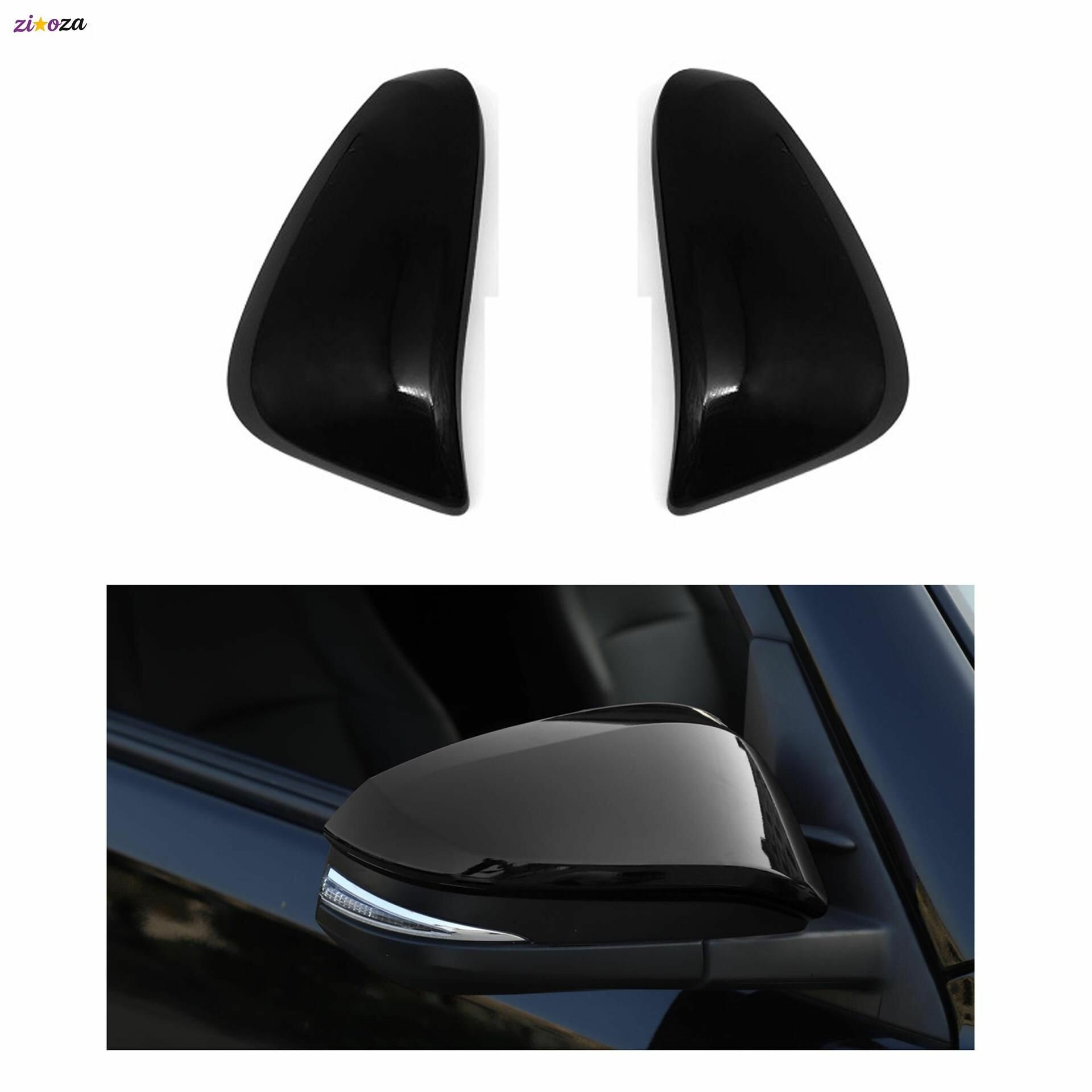 Подходит для 15-20 Fortuner, чехол для зеркала заднего вида Innova, чехол для зеркала заднего вида Revo, яркий черный патч