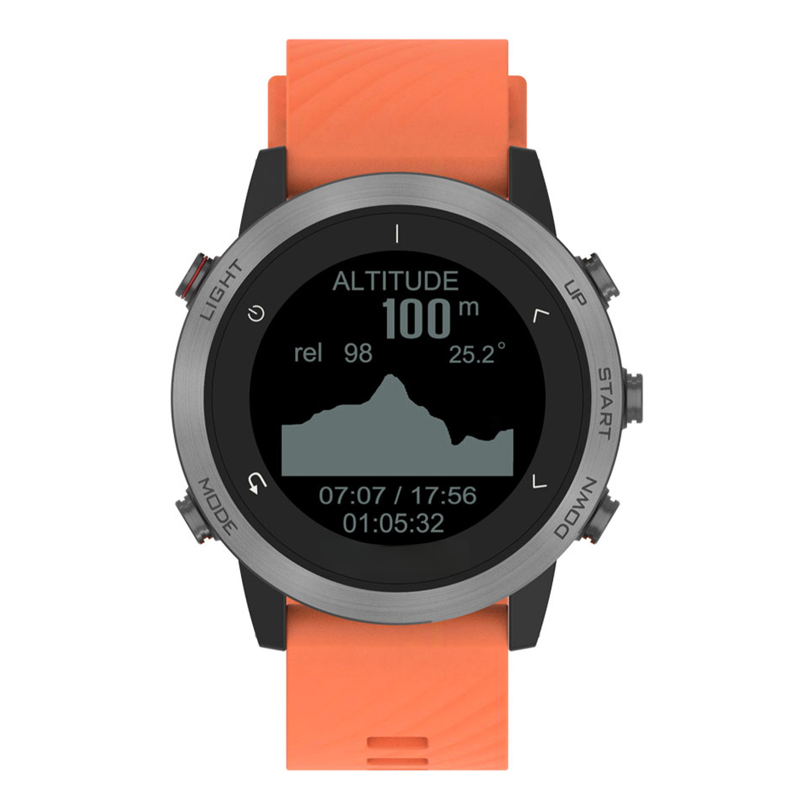 -Спортивные Часы: 1.28-Дюймовый Дисплей Монитор Сердечного Ритма с Влагозащитой 100M - Фитнес-Трекер Часы для Бега и Плавания