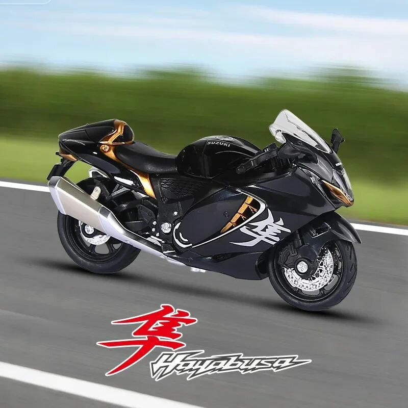 1:18 CBR1000RR GSX1000 R1 Hayabusa Simulation Коллекционная модель автомобиля из сплава Высокоточное детальное воспроизведение