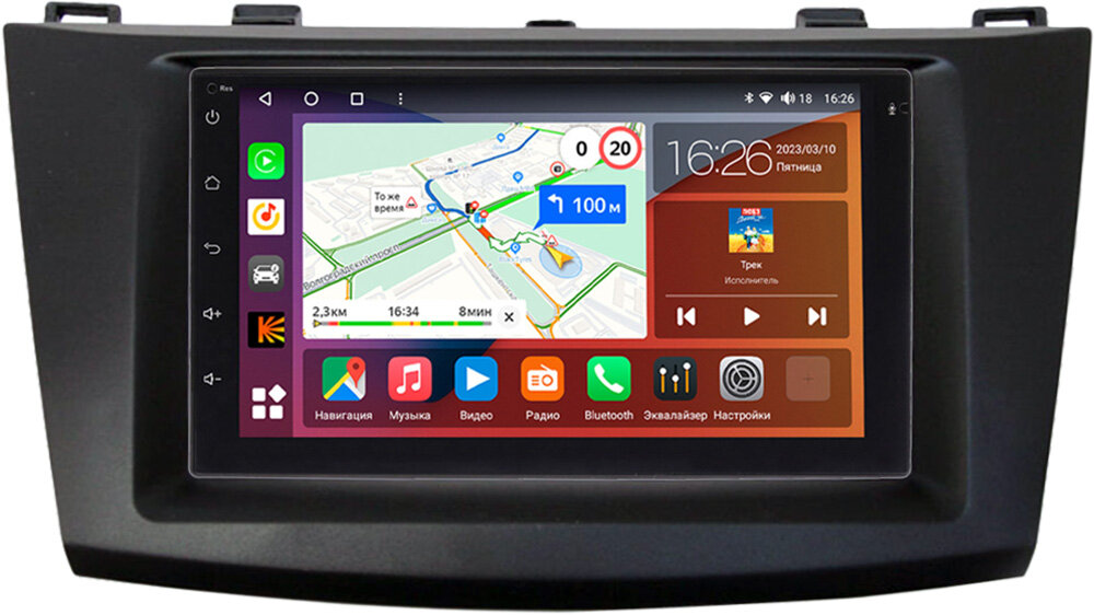 Штатная магнитола Mazda 3 (BL), Axela 2 2009-2013 Canbox H-Line 4617-RP-MZ3E-117 Android 10 (4G-SIM, 4/64, DSP, QLed)