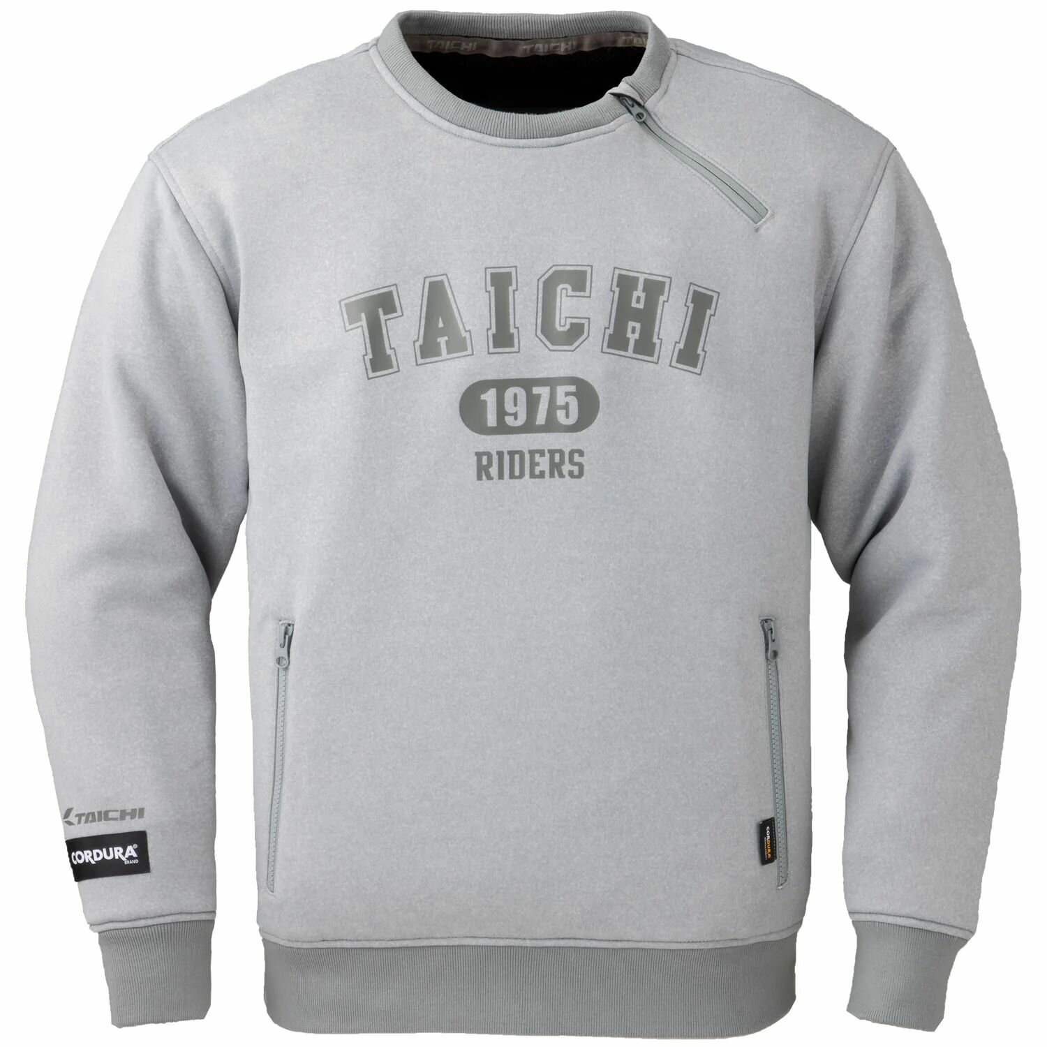 Мототолстовка Taichi CORDURA CREW NECK Campus Gray, L