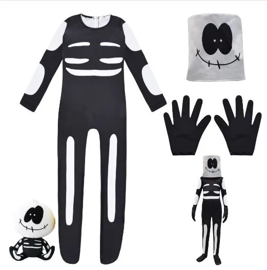 Костюм зомби для детей и взрослых Черный, XL, Friday Night Black S