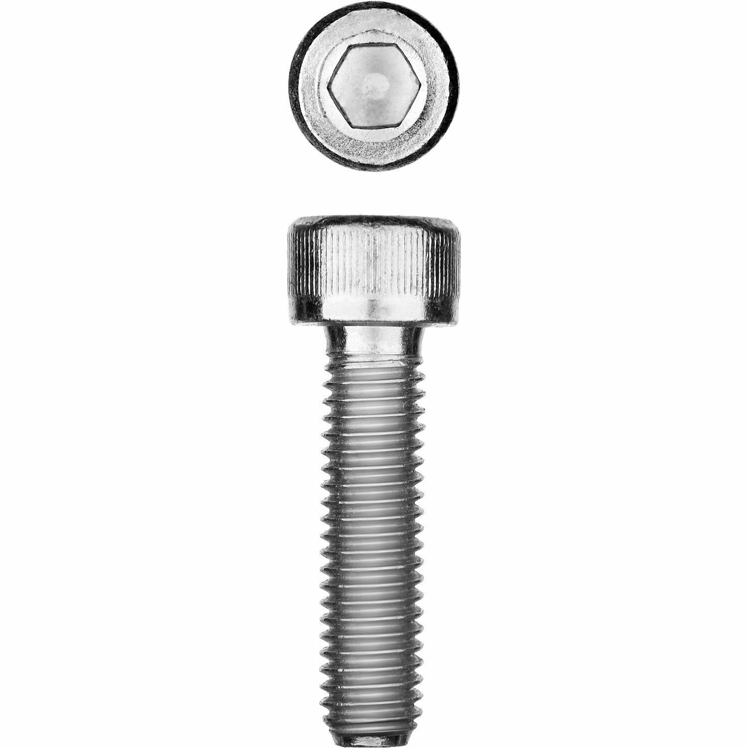 Винты с внутренним шестигранником ЗУБР DIN 912, класс прочности 8.8, М12х30 мм, цинк, 5 кг, Профессионал