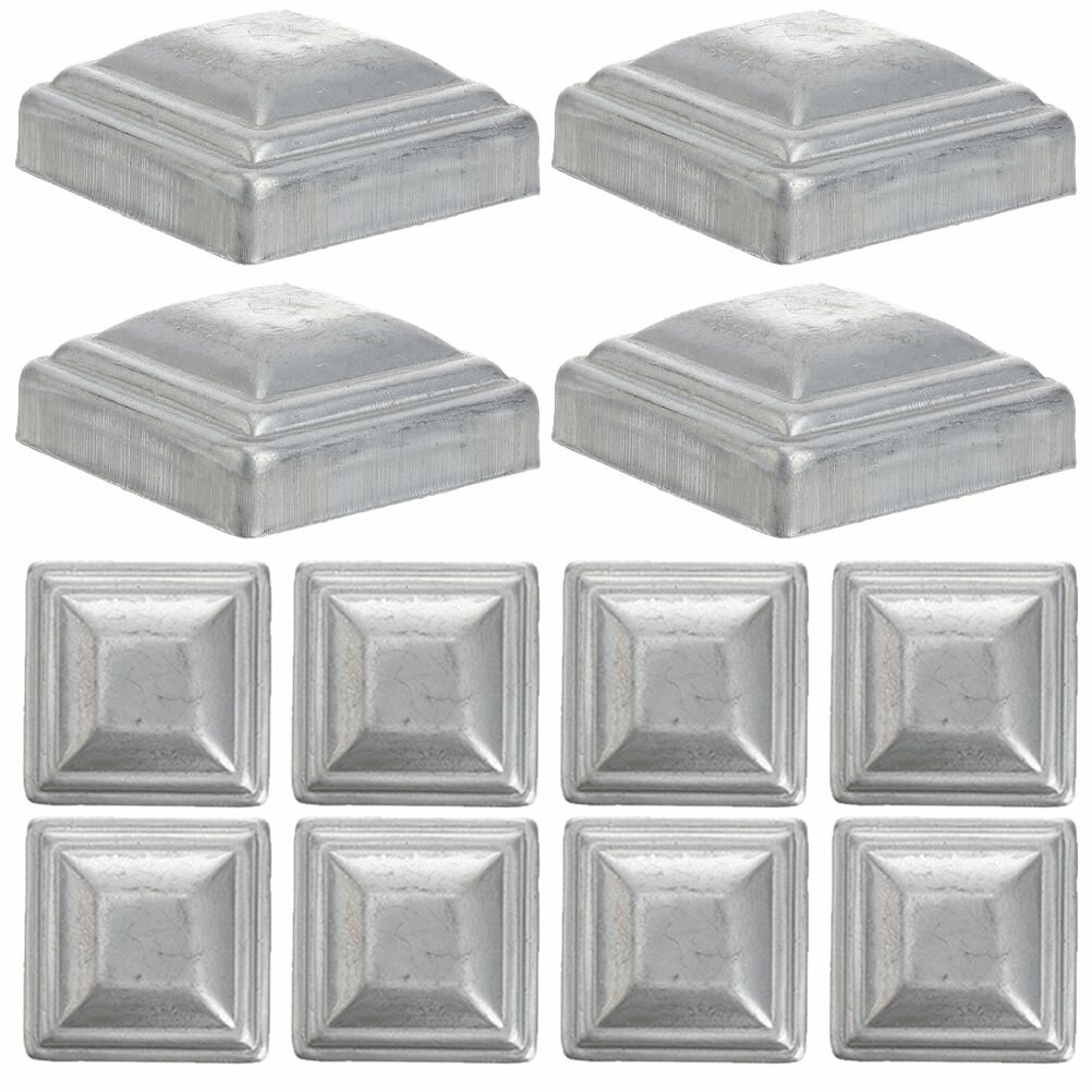 Кепки Для Столбов Забора, 12 Штук, Из Антикоррозийного Железа