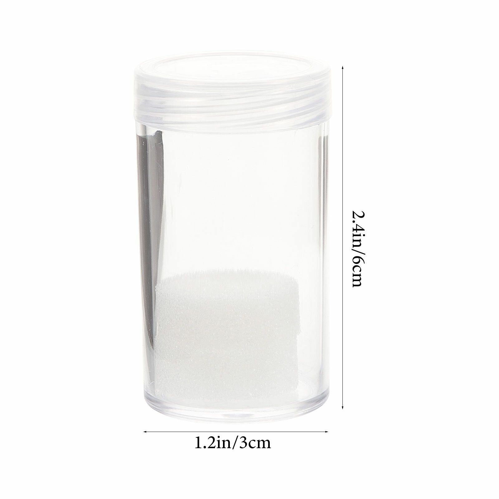 Пластиковые прозрачные тубусы для хранения монет 30 мм в комплекте из 2 штук для коллекционеров