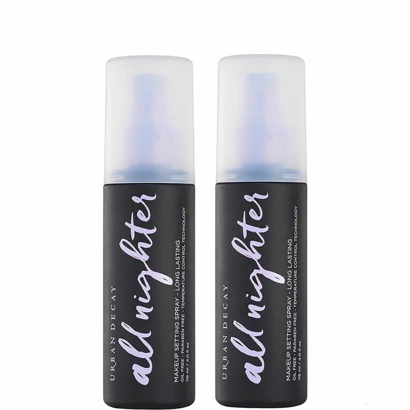 Urban Decay Фиксирующий спрей для макияжа All Nighter, 2 штуки х 118 мл