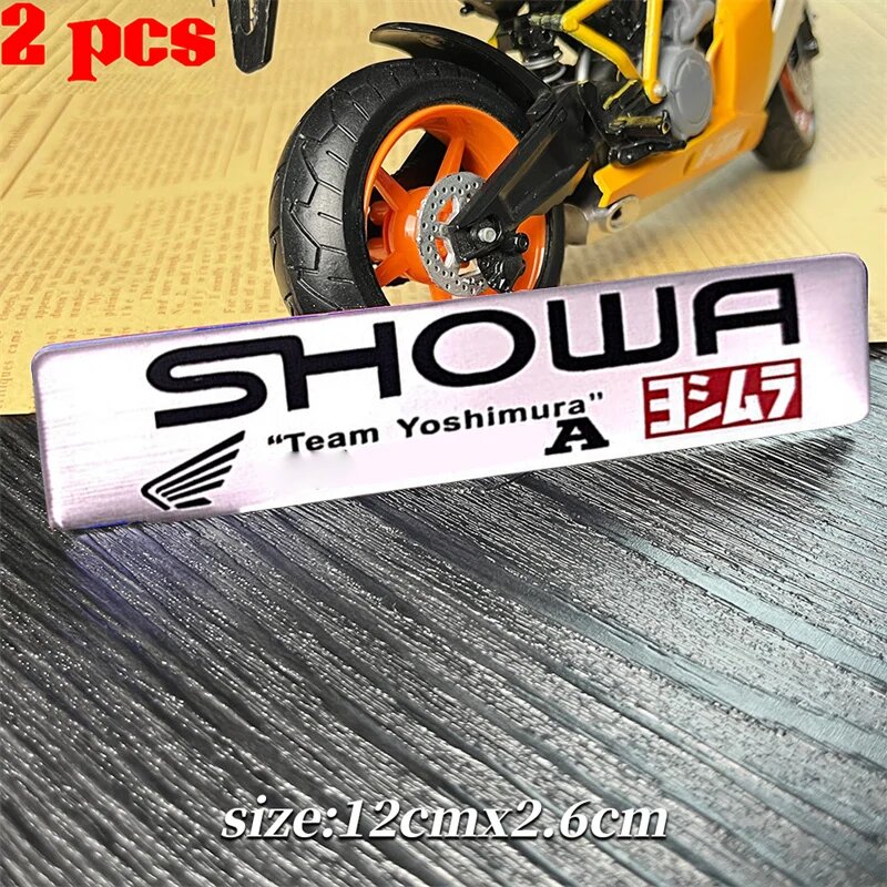 Для Yoshimura Dirt Bike выхлопная 3D наклейка аксессуары для мотоциклов DB Killer 2PCS SHOWA A