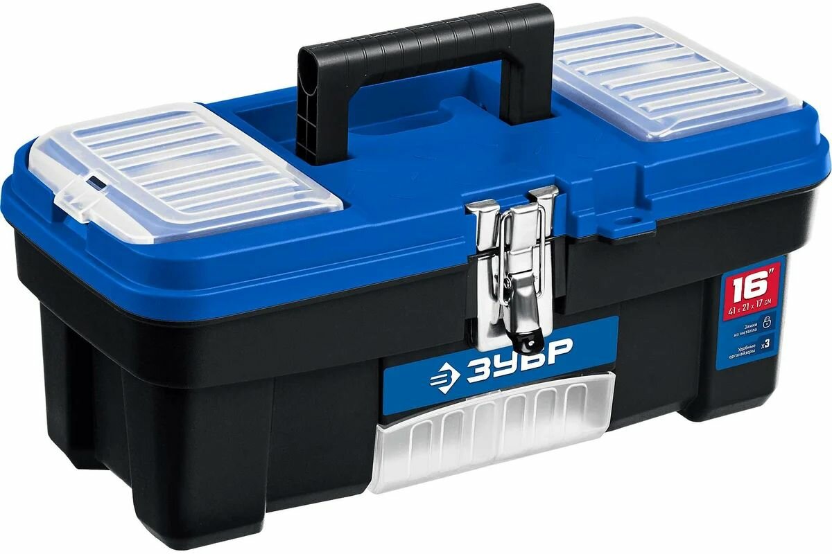 Ящик для инструментов ЗУБР Десна-16, 414х212х175 мм, 16", пластиковый