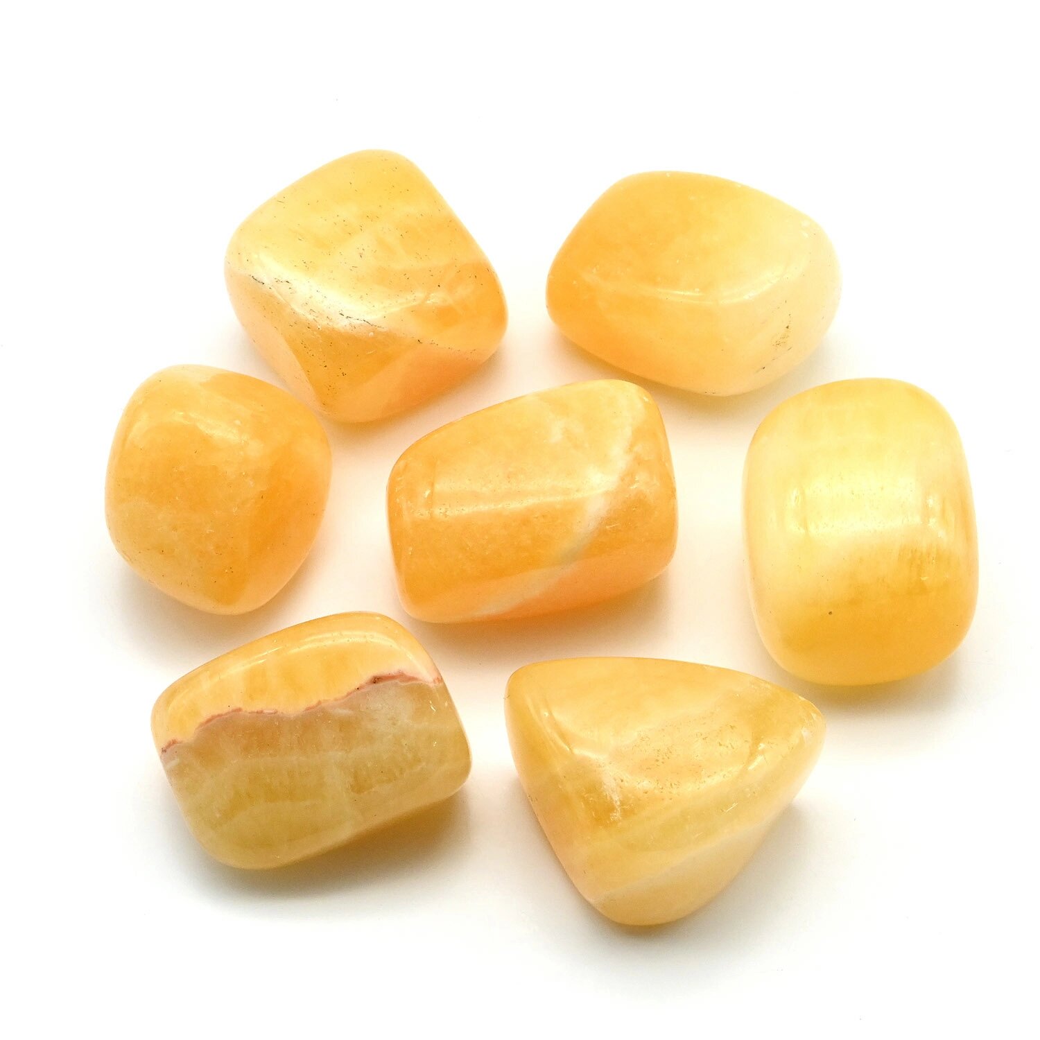 Камень кальцит оранжевый 30*21*20мм, 20-29г (K). .