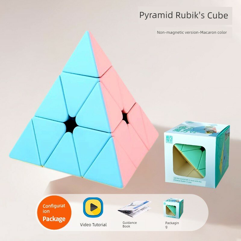 Демоническая культура Maglev RS Пирамида Кубик Рубика Магнитная версия Треугольный соревнования Треугольная игрушка