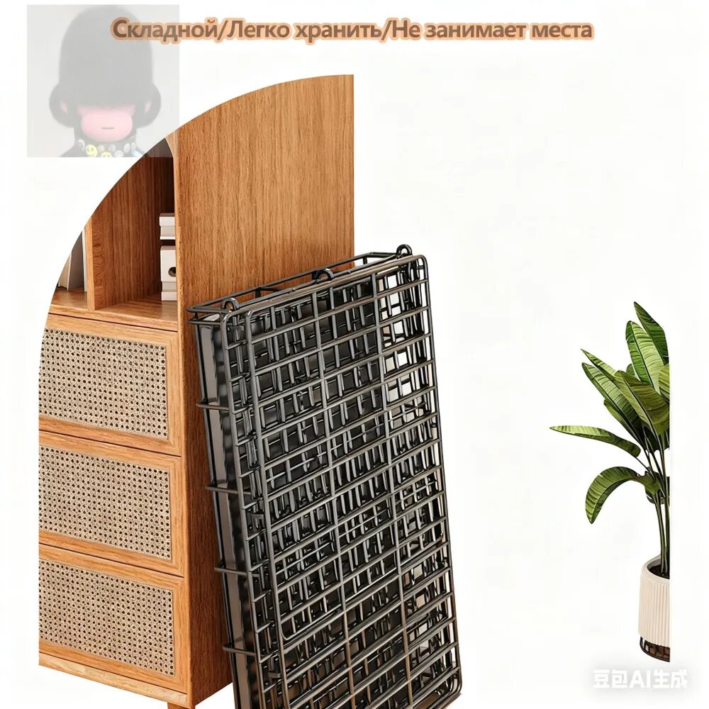 Прочная клетка для собак с поддоном