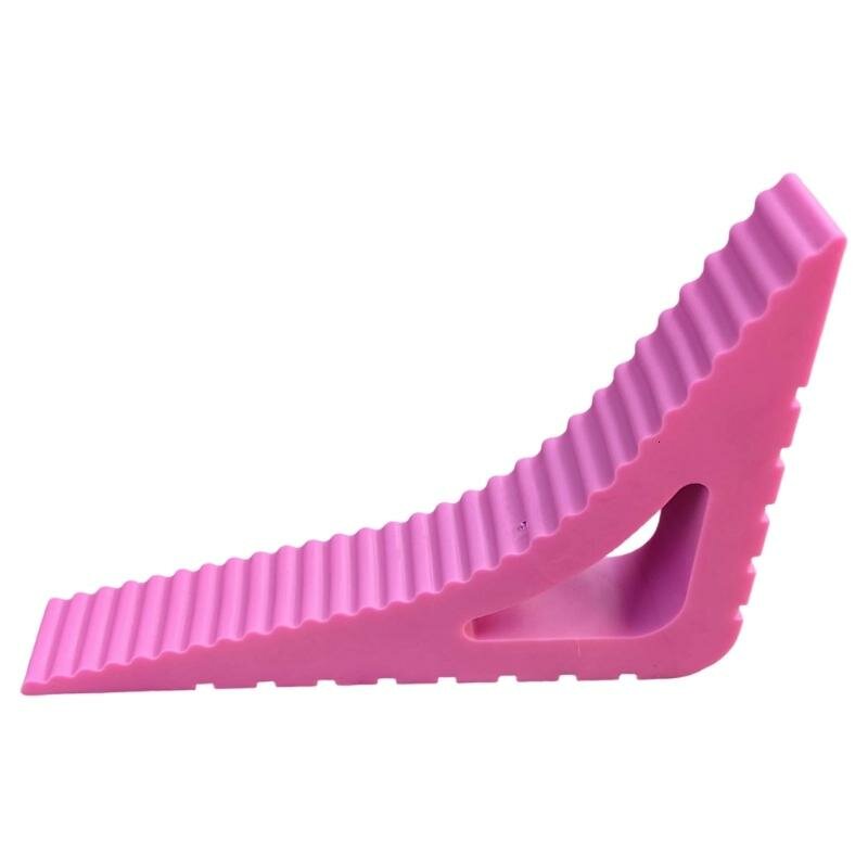 Бытовая защита от столкновений и защемления ручной дверной ручки carmen block защита ребенка защитный треугольный дверной стопор-ярко-розовый