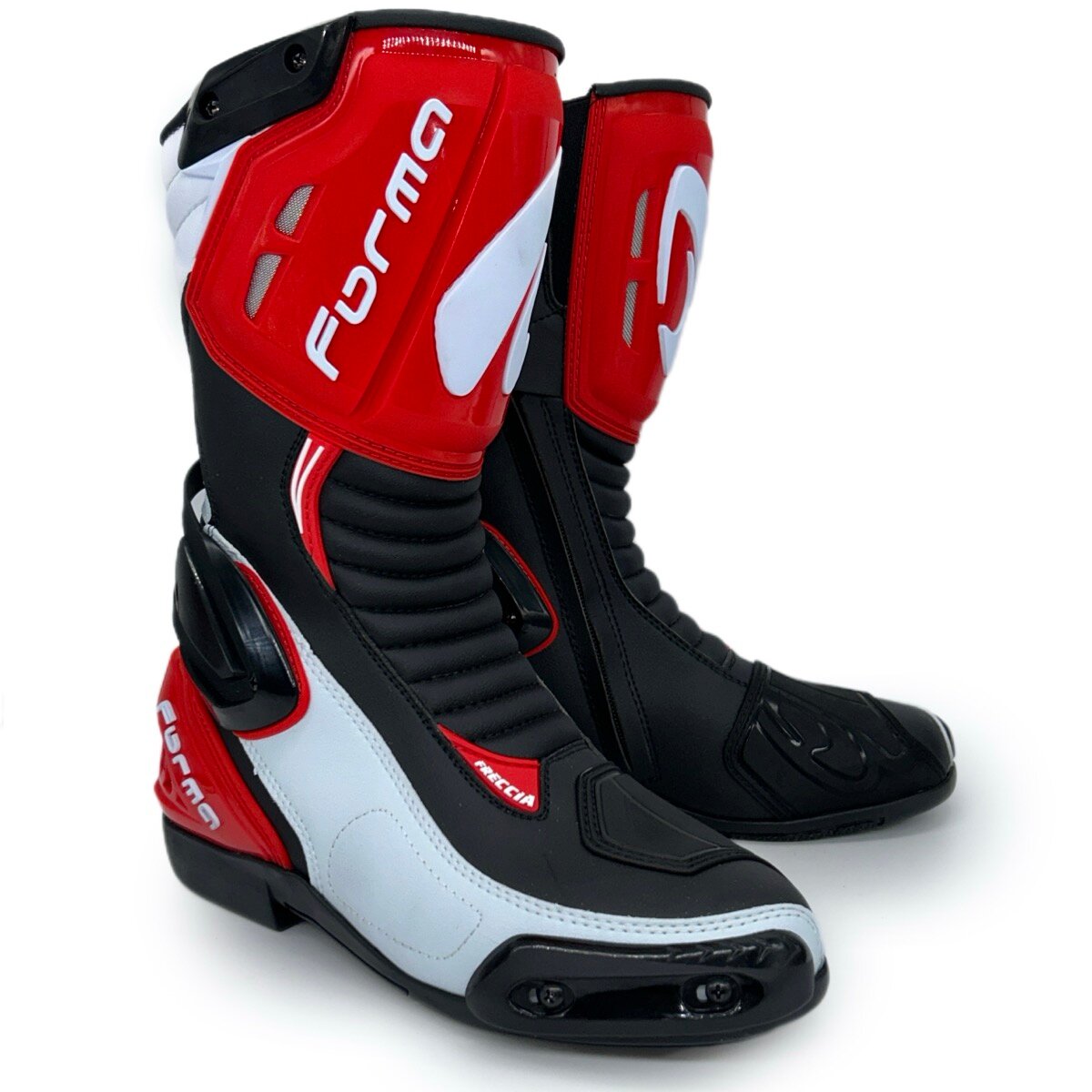 Мотоботы Forma Freccia red. 44. Черный-красный