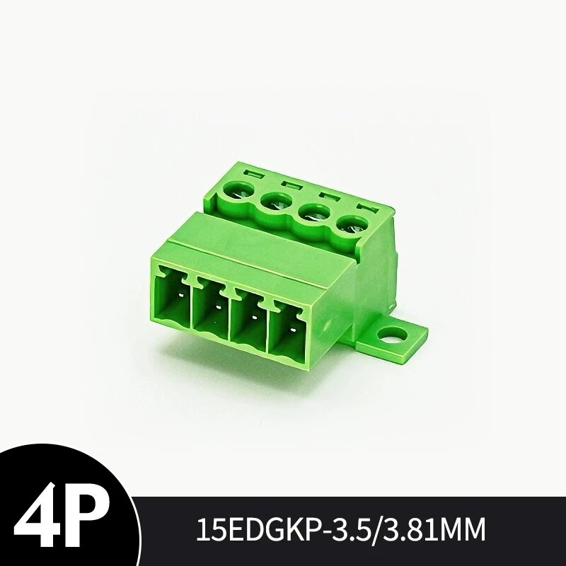 Клеммный блок 4P 3.81mm, 15EDGKP-3.5/3.81MM