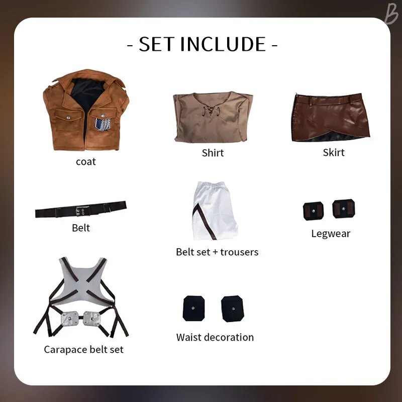 Костюм Атака Титанов Эрен Йегер S, Eren Costume