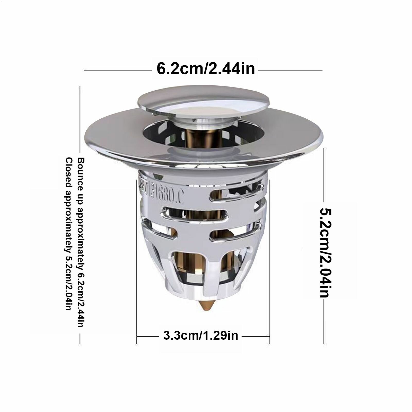 Рейлинг для кухни и ванной, 70 см х 70 см х 70 см х 1 предм.