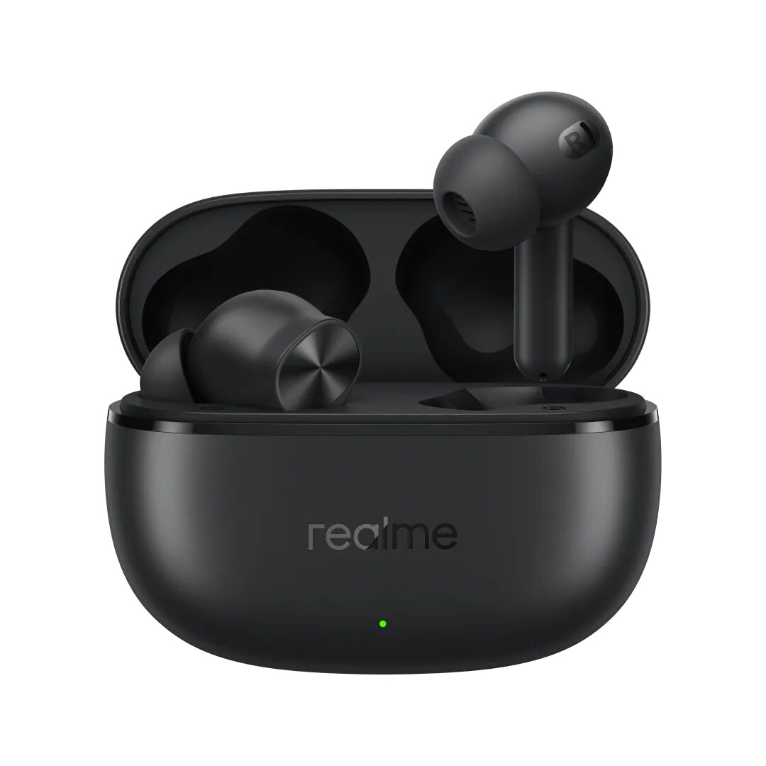 Беспроводные наушники realme Buds T200X, шумоподавление до 25дБ, черный