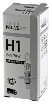 Лампа накаливания VALUEFIT, H1 24V 70W P 14,5s HELLA арт. 8GH242632021