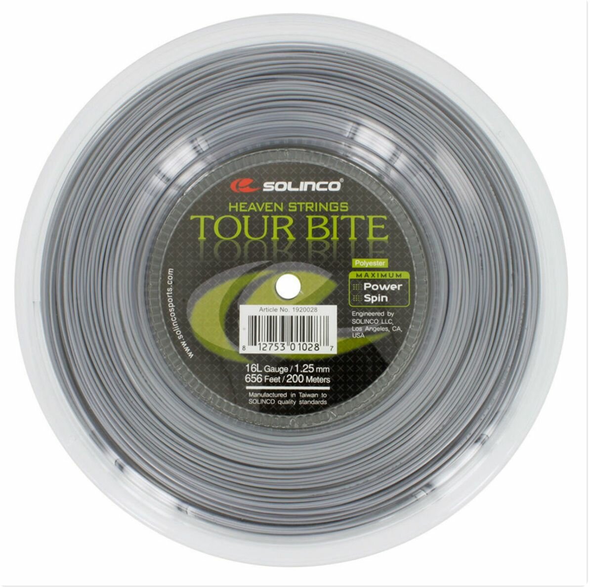 Теннисная струна Solinco - TourBite 1.25 (нарезка 12 метров)