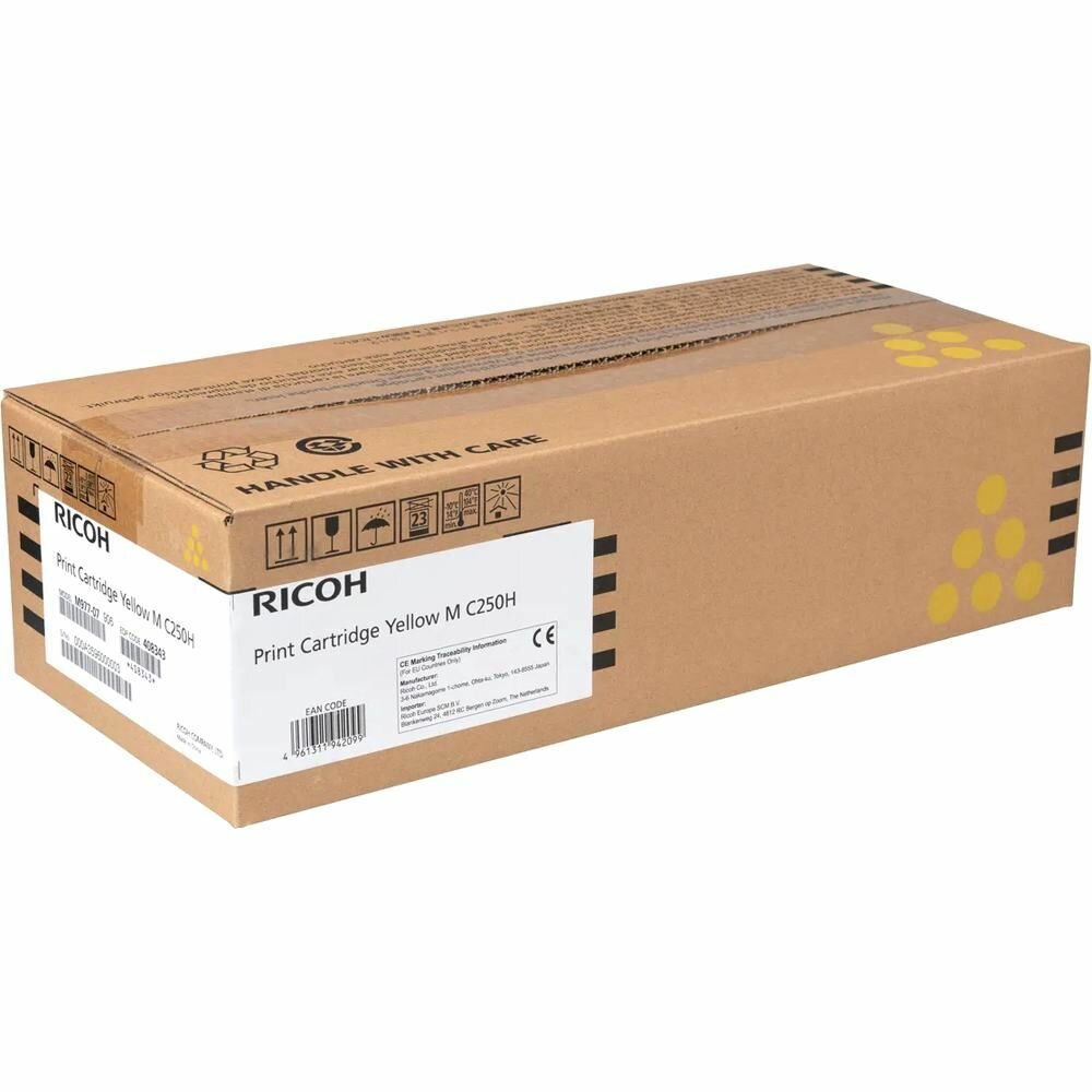 Картридж лазерный Ricoh (M C250H) Желтый для C250FWB, C250, P C300W, C300, C301W, C301 (408343 )