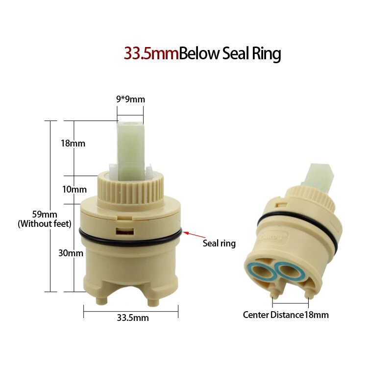 Картридж для смесителя Gnimauhz керамический 35/40 мм 33.5 Below Seal Ring