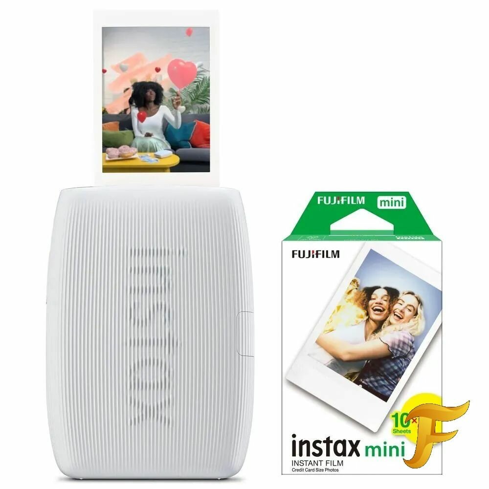 Компактный фотопринтер Fuji instax mini link 3 + Картридж Fujifilm Instax Mini 1*20