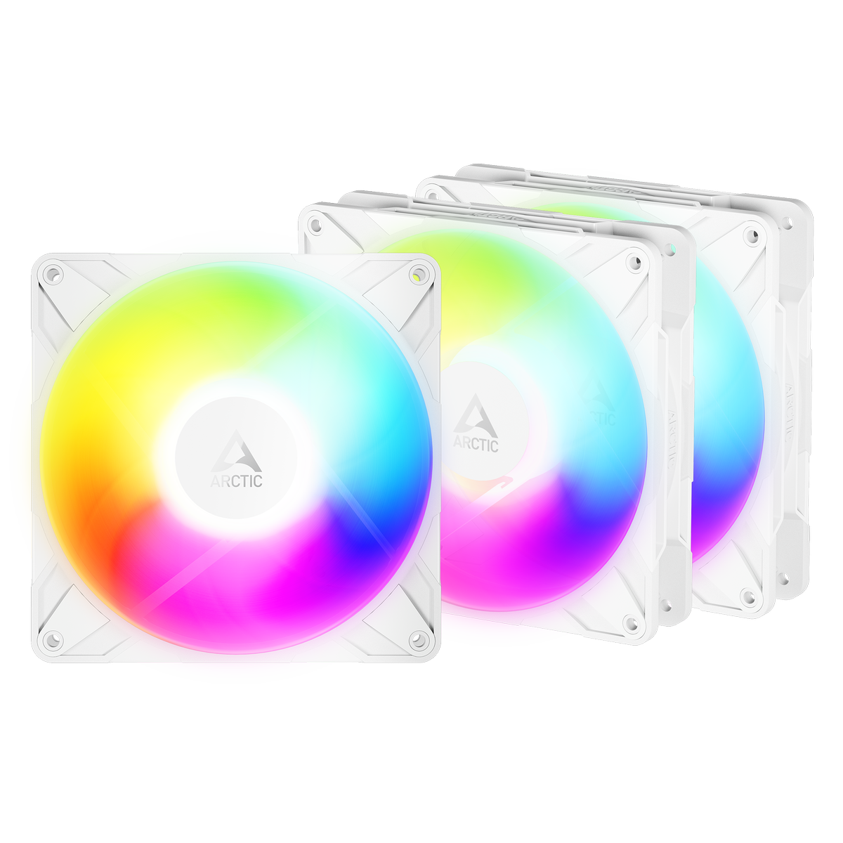 Вентилятор в корпус Arctic Cooling Вентилятор корпусной ARCTIC P14 Pro Reverse A-RGB (White) 3 Pack (ACFAN00328A)
