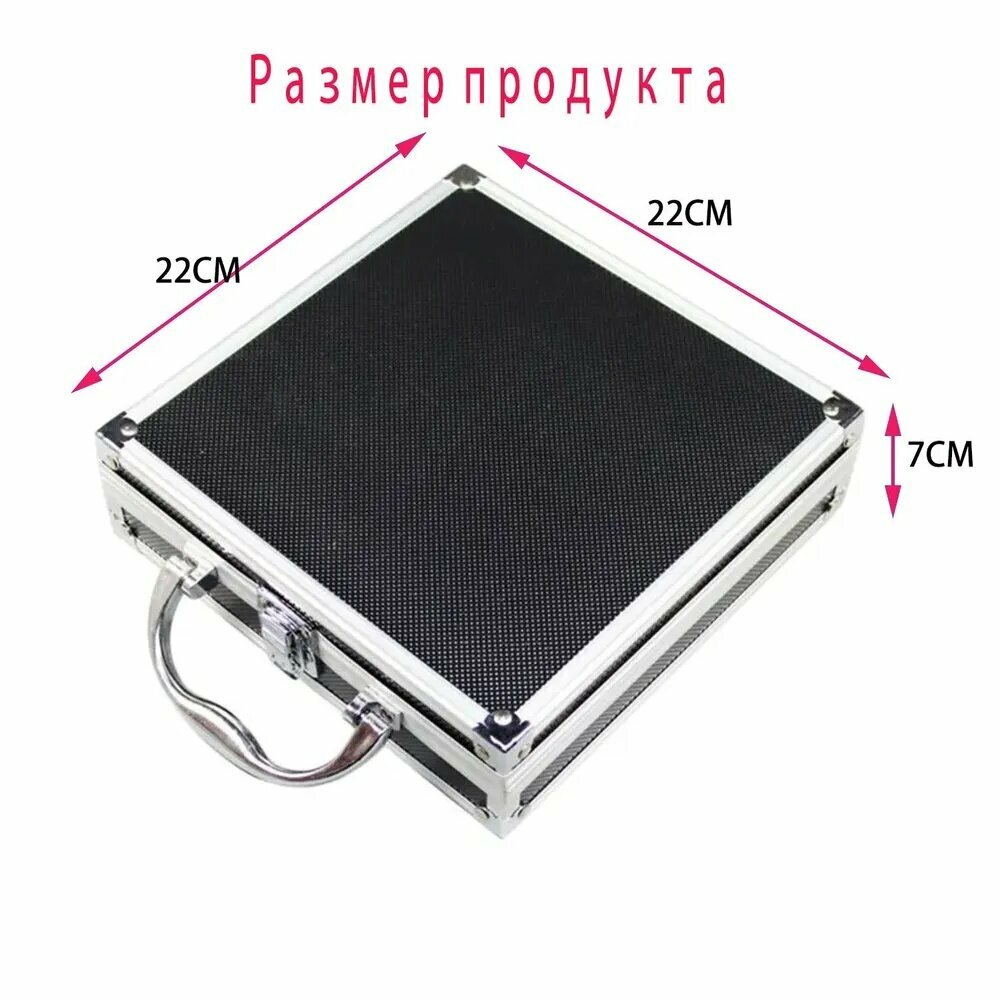 Шкатулка для денег "Чемоданчик", черно-серая, с сюрпризом внутри