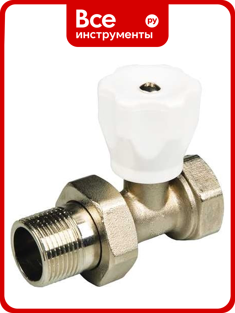 Терморегулирующий прямой радиаторный вентиль BYR PEX 1/2" MF 8321