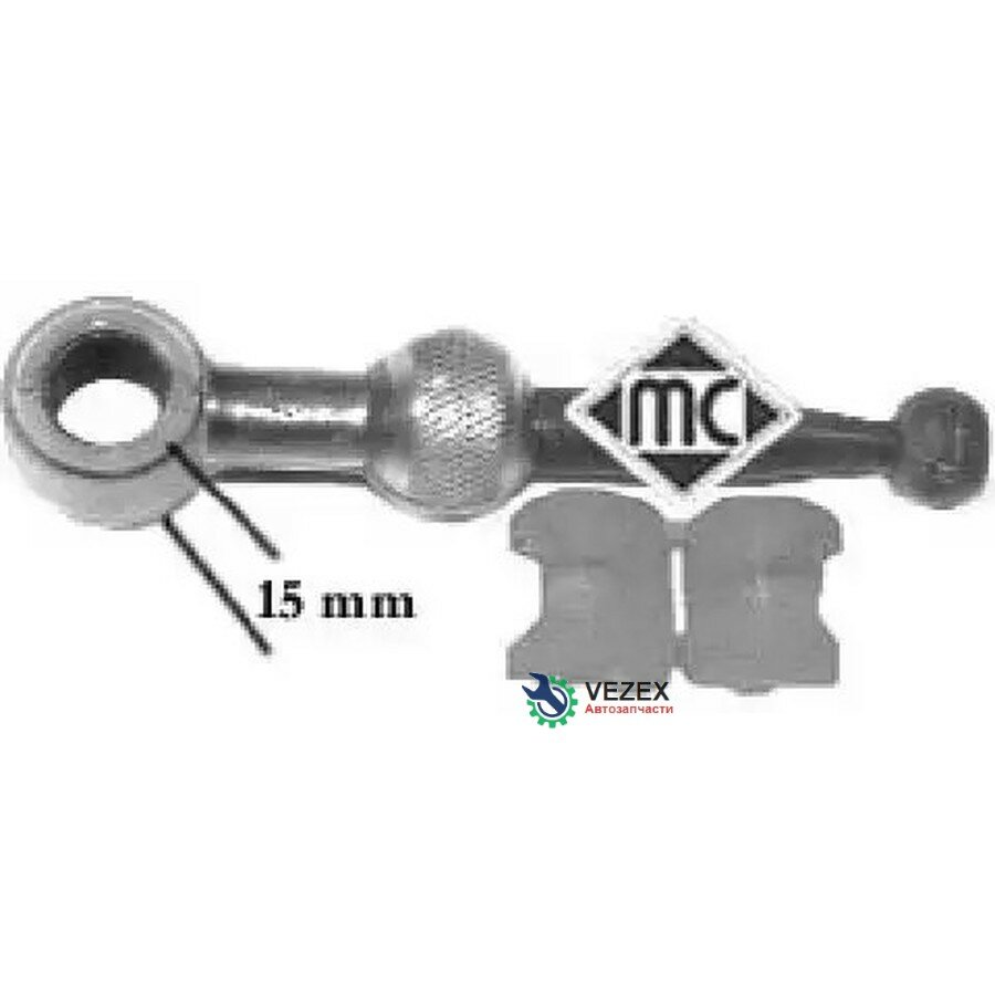METALCAUCHO 02883 Ремкомплект кулисы КПП