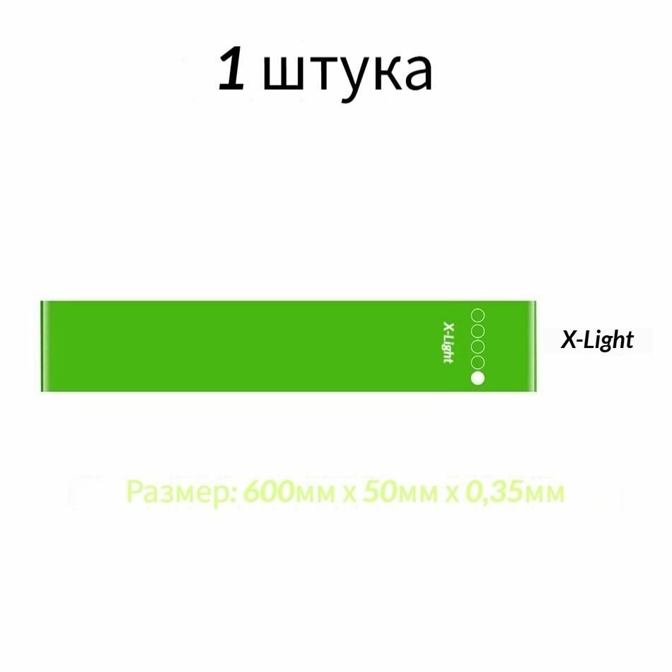 Зеленый 5-10 фунтов эспандер ленточный 1 шт.